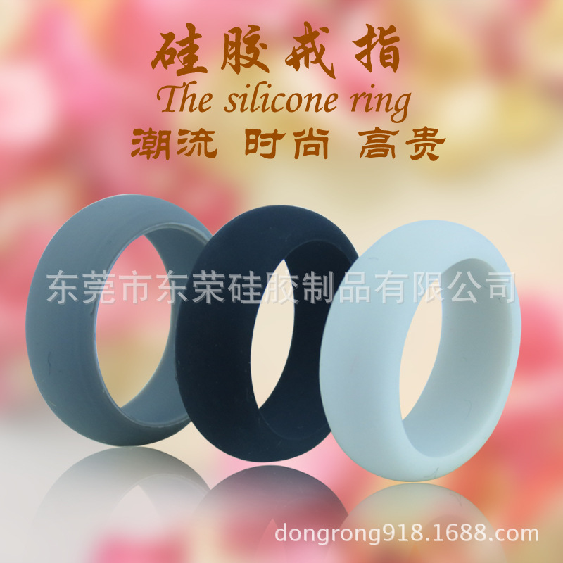 Large supply of silicone rings for men and women silicone wedding rings ...