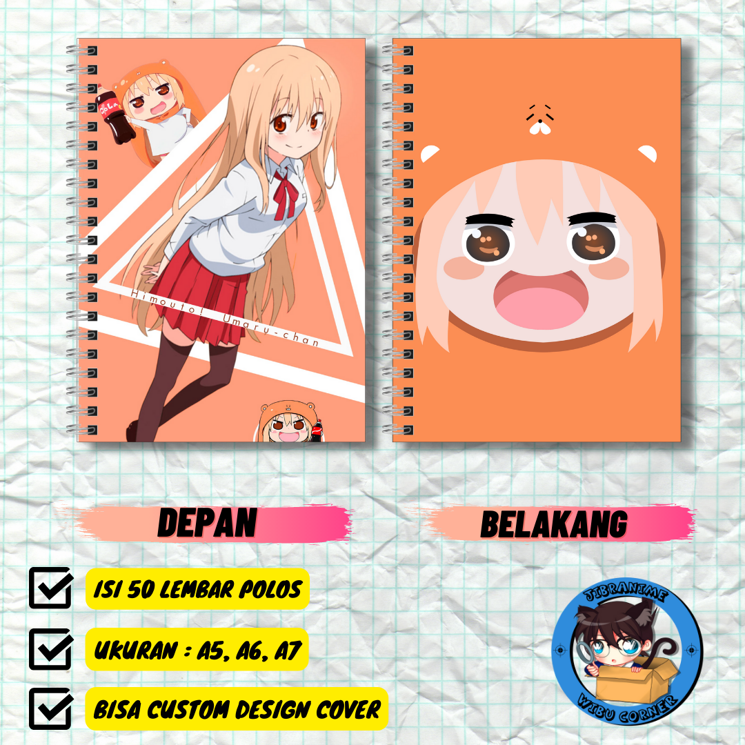 note book ANIME / Buku catatan ANIME .love is war / dragon ball / umaru ...