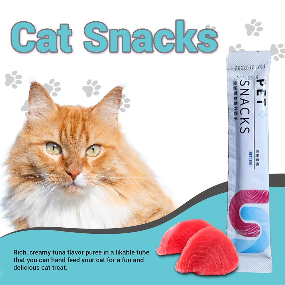 Creamy Puree Salmon,15g per Stick Wet Cat Snacks Stick Wet Food | Lazada PH