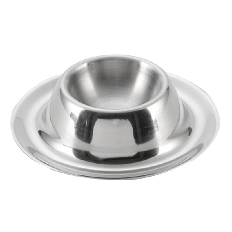 6 Pack Egg Cup Holder,Stainless Steel Egg Cups Plates Serveware ...
