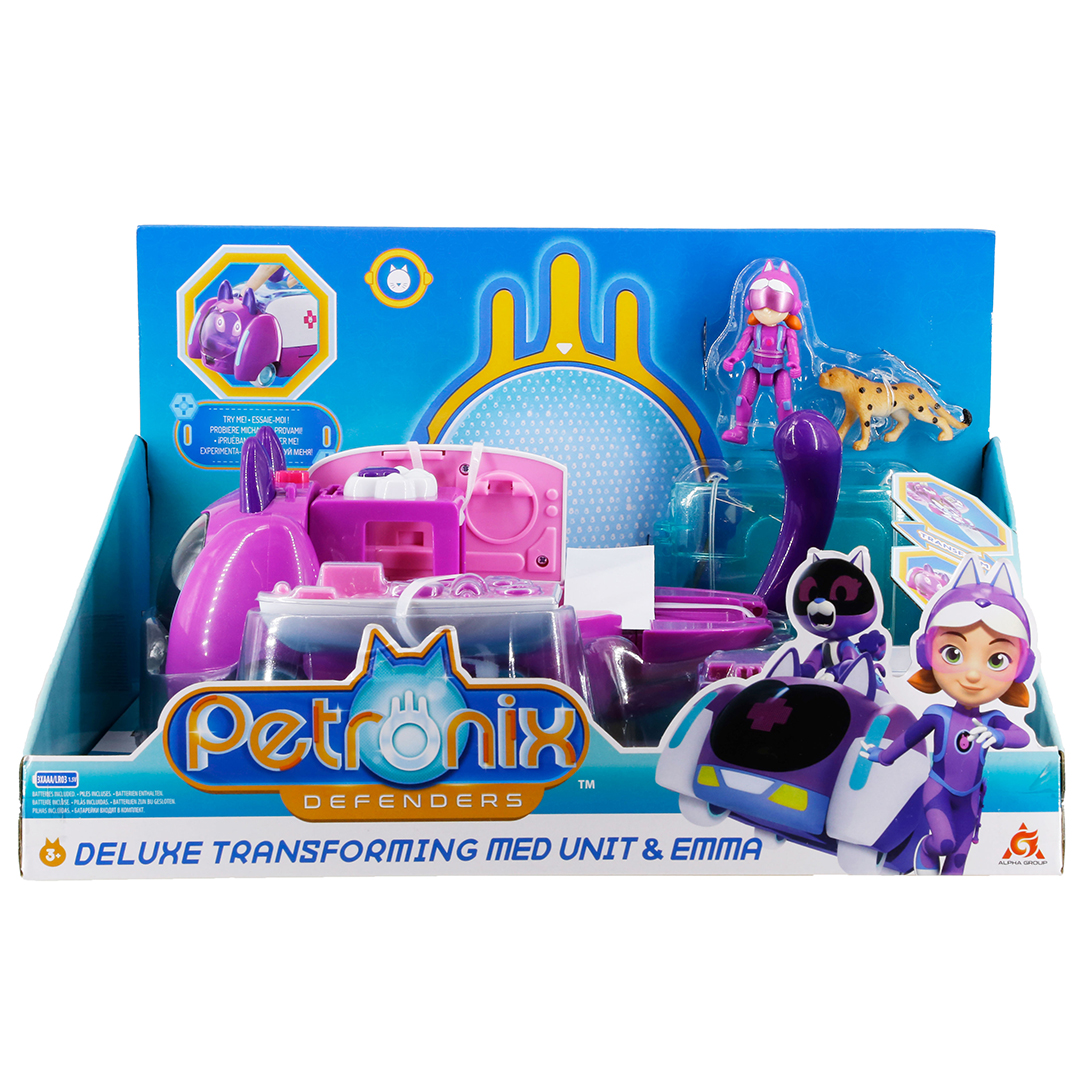 Petronix Deluxe Max Mode Transforming Med Unit & Emma, Action Figure ...