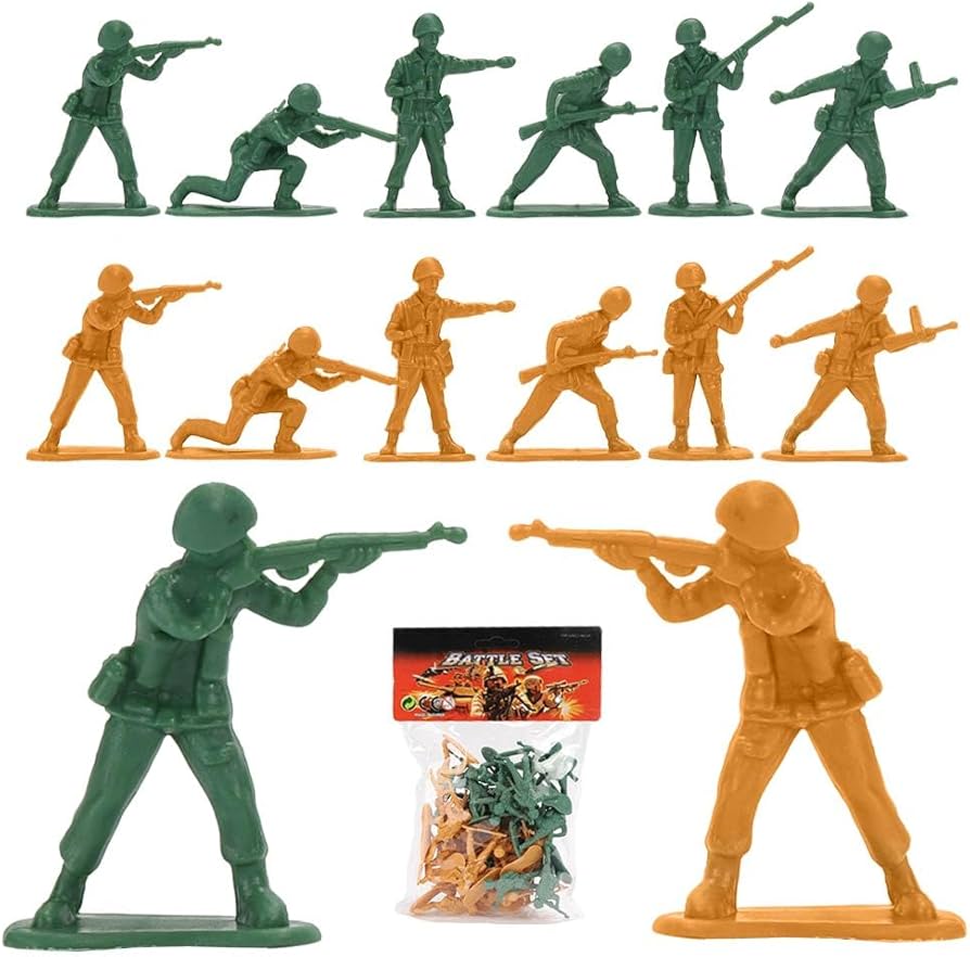 Military Force Army Soldier Toy Set - War Man Action Figure Toys Set ...