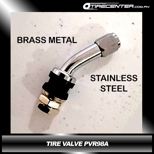 Motorcycle Tire Valve Stainless Bended Pito (Made from Brass Metal) 1pc ...