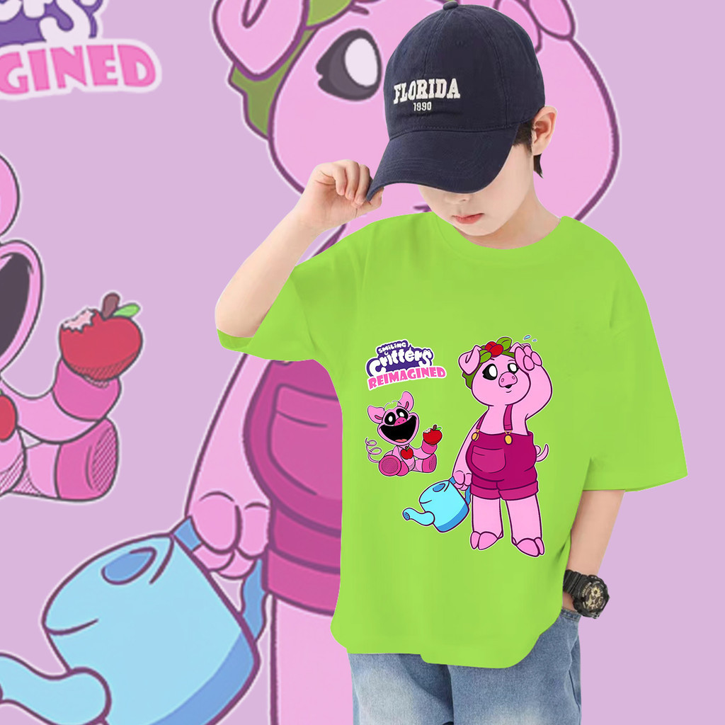 👕🎁🎀เสื้อยืด พิมพ์ลาย Nightmare CATNAP POPPY PLAYTIME สําหรับเด็ก XN08 | Lazada.co.th