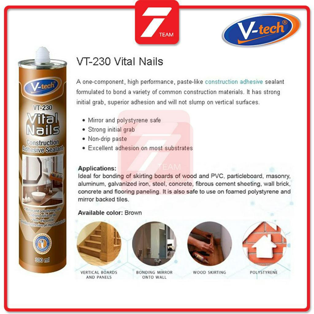V-Tech Silicone Sealant & Adhesive Sealant / VT-226 / VT-230 / VT-240 ...
