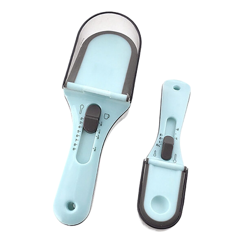 Adjustable Measuring Spoon Kitchen Tools Plastic Milk Powder Graduated ...