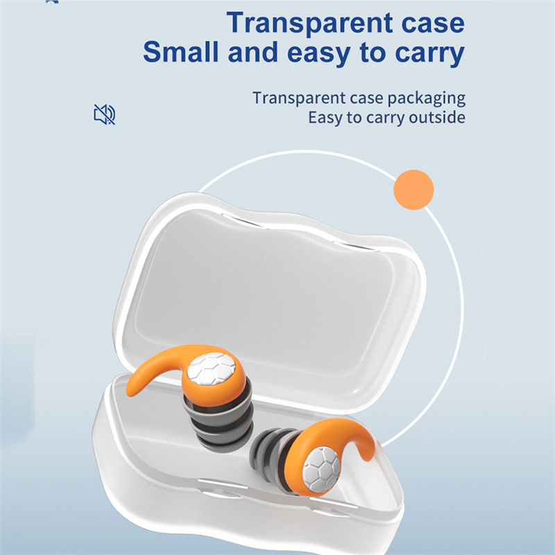 1 Pair Soft Silicone Swimming Earplugs Noise Reduction Sleeping Ear ...