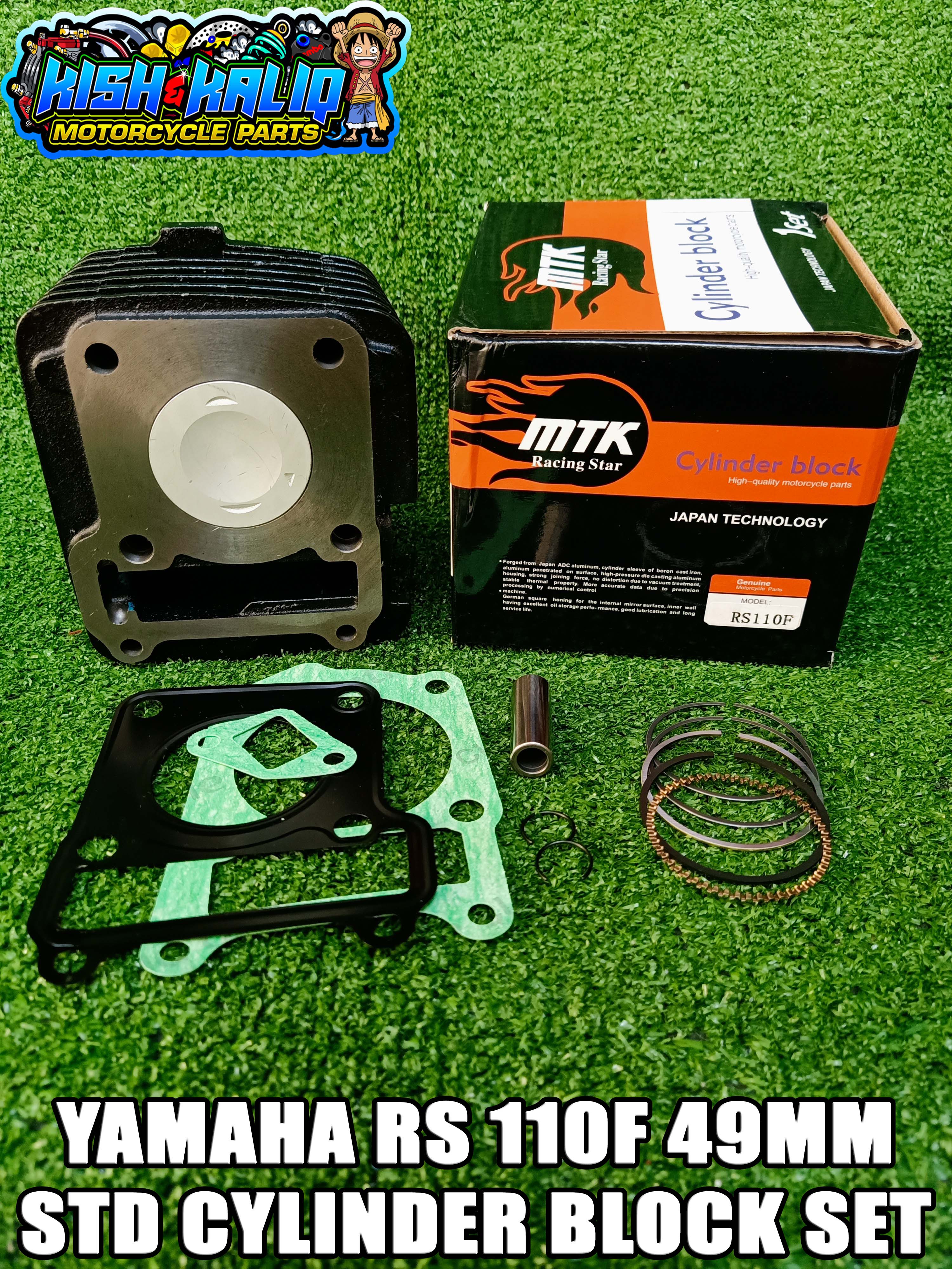 YAMAHA RS110F 49MM STANDARD CYLINDER BLOCK SET | Lazada PH