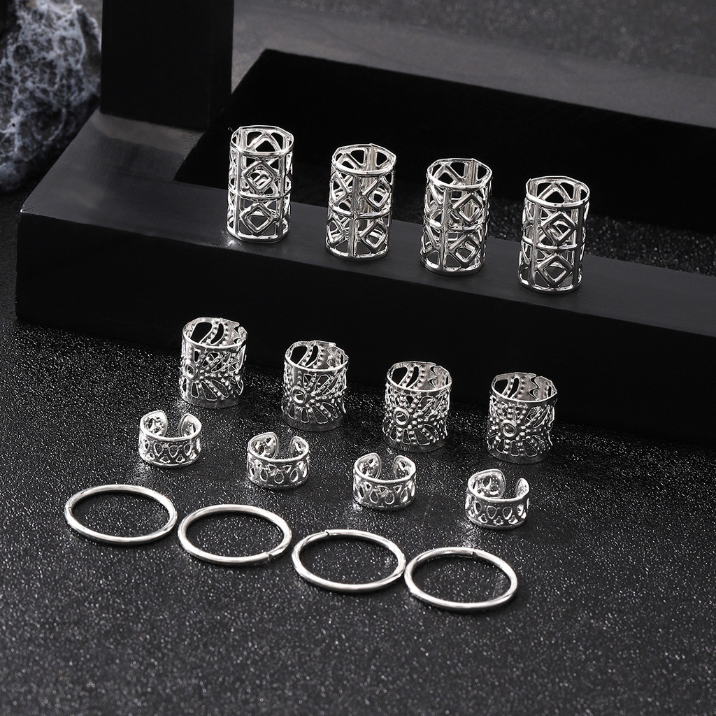 Enacolor 80Pcs/Set DIY Wig Clips Braid Accessories Hollowed-out Braid ...