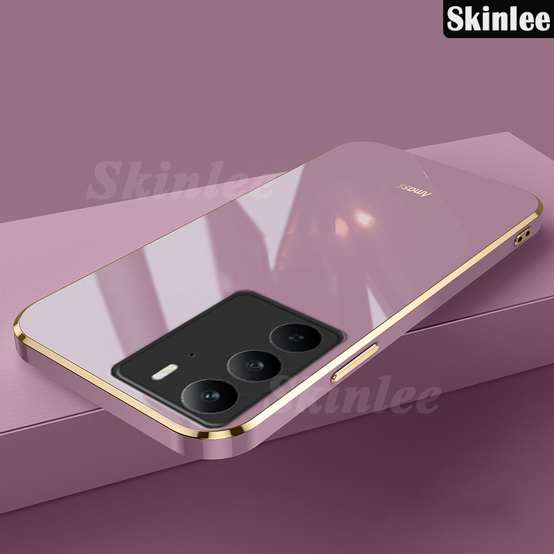 Phone case For Realme C75X Back cover Soft Transparent Plating ...