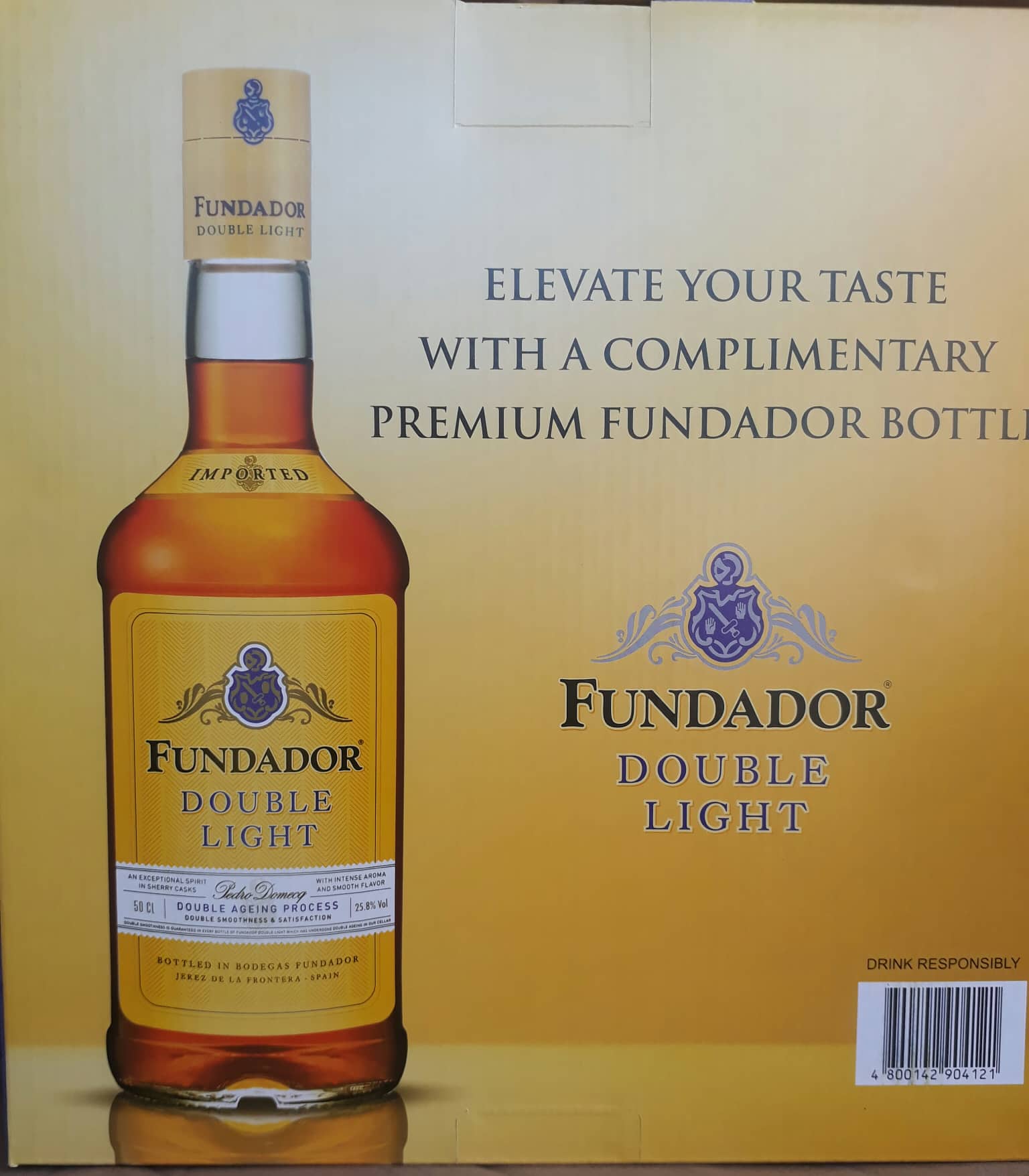 Fundador Light 2 Bottle 1L and Fundador Double Light 500ml | Lazada PH