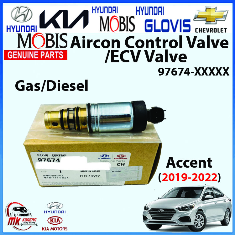 [GENUINE] Aircon Control Valve/ECV Valve for Accent (2019-2022 ...