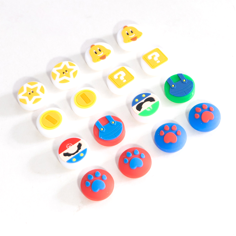 4pcs Animal Switch Oled Thumb Grip Cap Joystick Cover For Nintendo ...