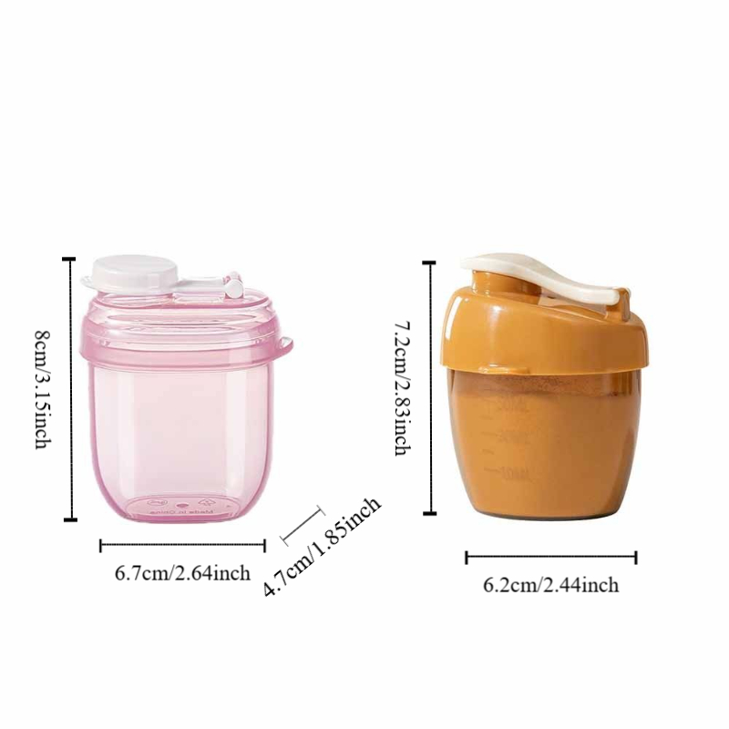 Cute Essential Cereal Baby Milk Powder Box Feeding Lunch Box Milk ...