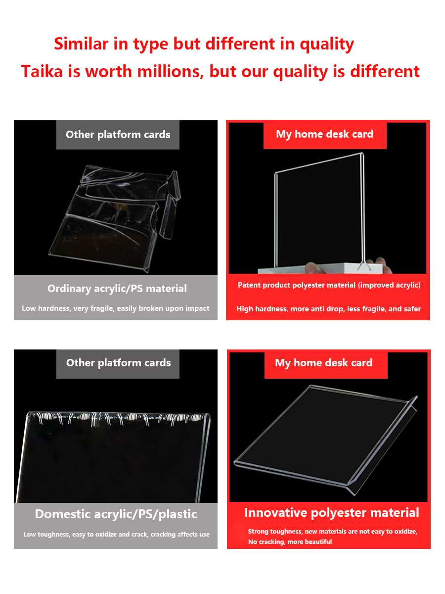A4 Pull-out Acrylic Stand For Store And Supermarket Price Display Name ...