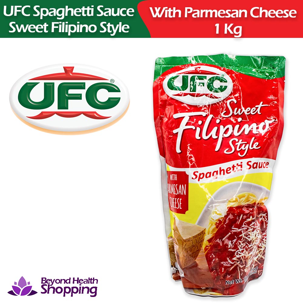 UFC Sweet Filipino Style Spaghetti Sauce with Parmesan Cheese 1kg Free ...