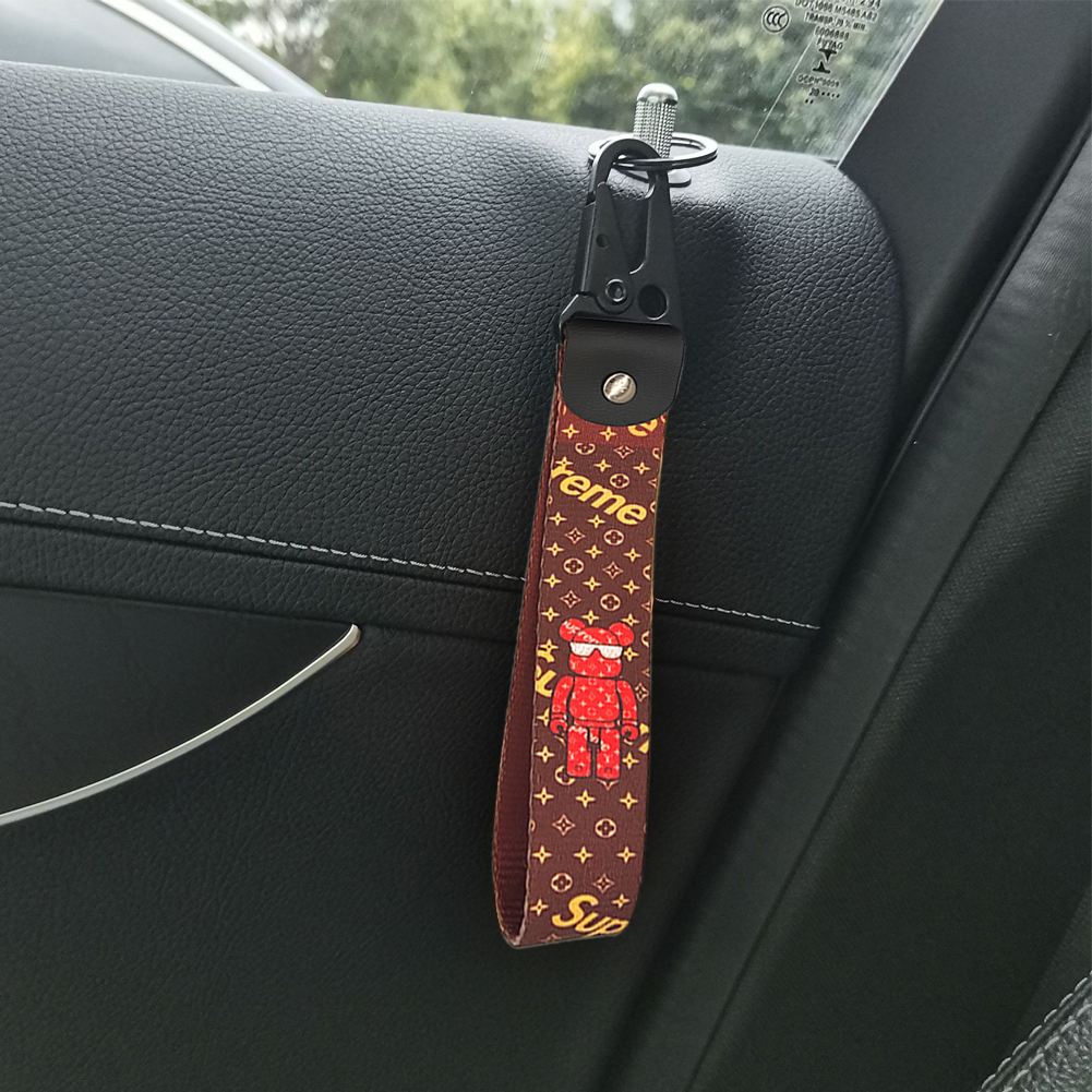 FG Fashion Ribbon Car Keychain Lanyard Business Gift Key Chain Men ...