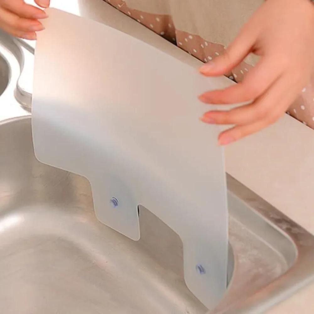 Durable Translucent Kitchen Anti-splash Baffle Resin with Suction Cup ...