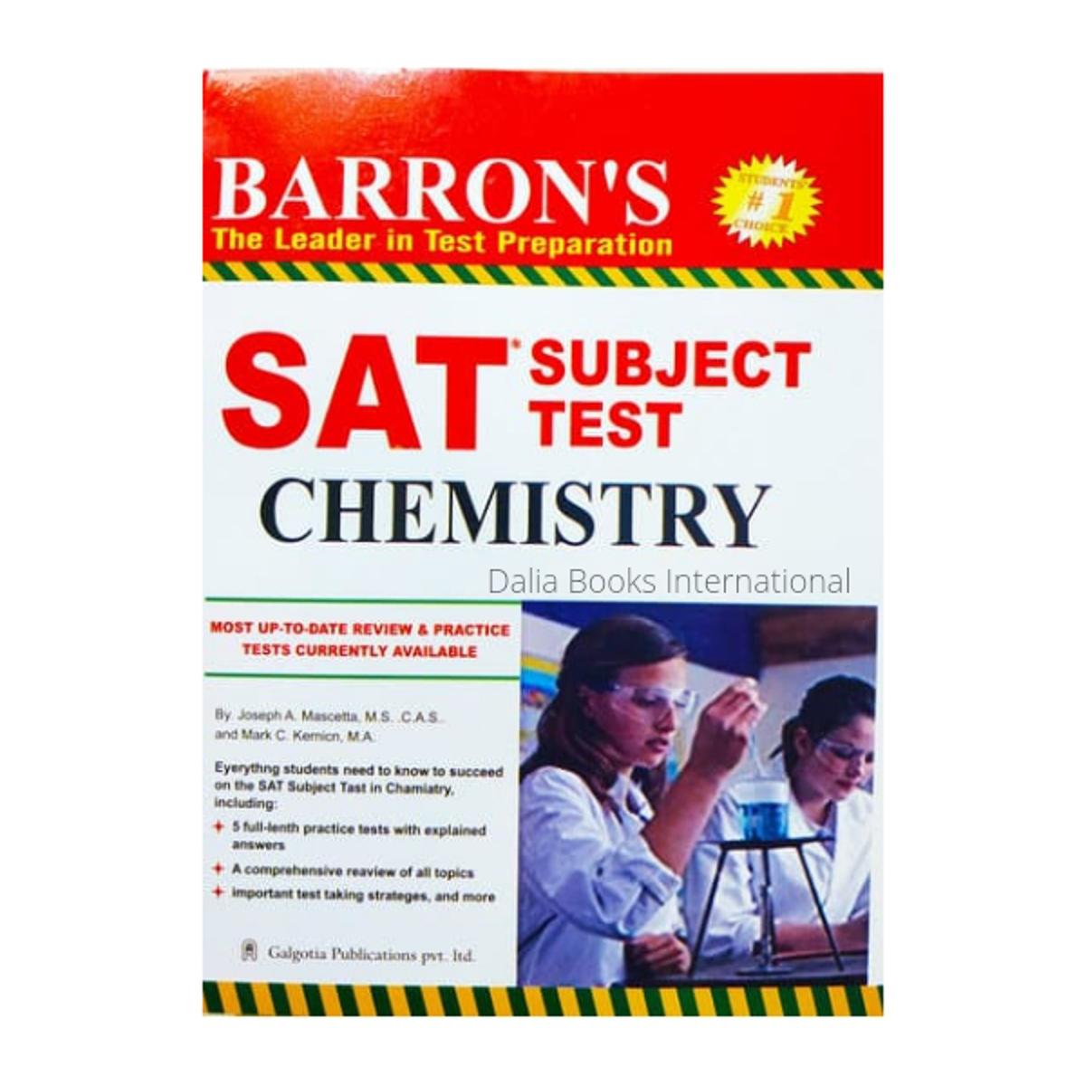 Barron's SAT Subject Test Chemistry | Daraz.com.bd