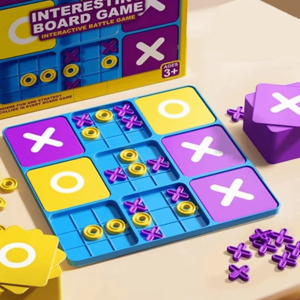 Logical Thinking Training Creative Tic Tac Toe Board Game Montessori ...