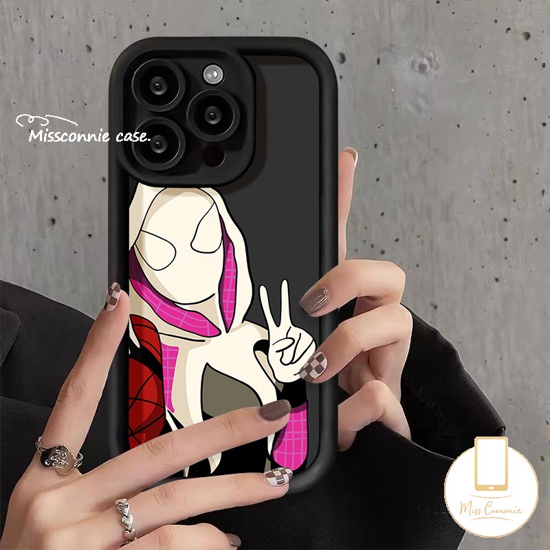 Missconnie Cartoon Spider Man Case For Tecno Spark 10 10c Go 2023 Camon 20 Pro Infinix Note 12