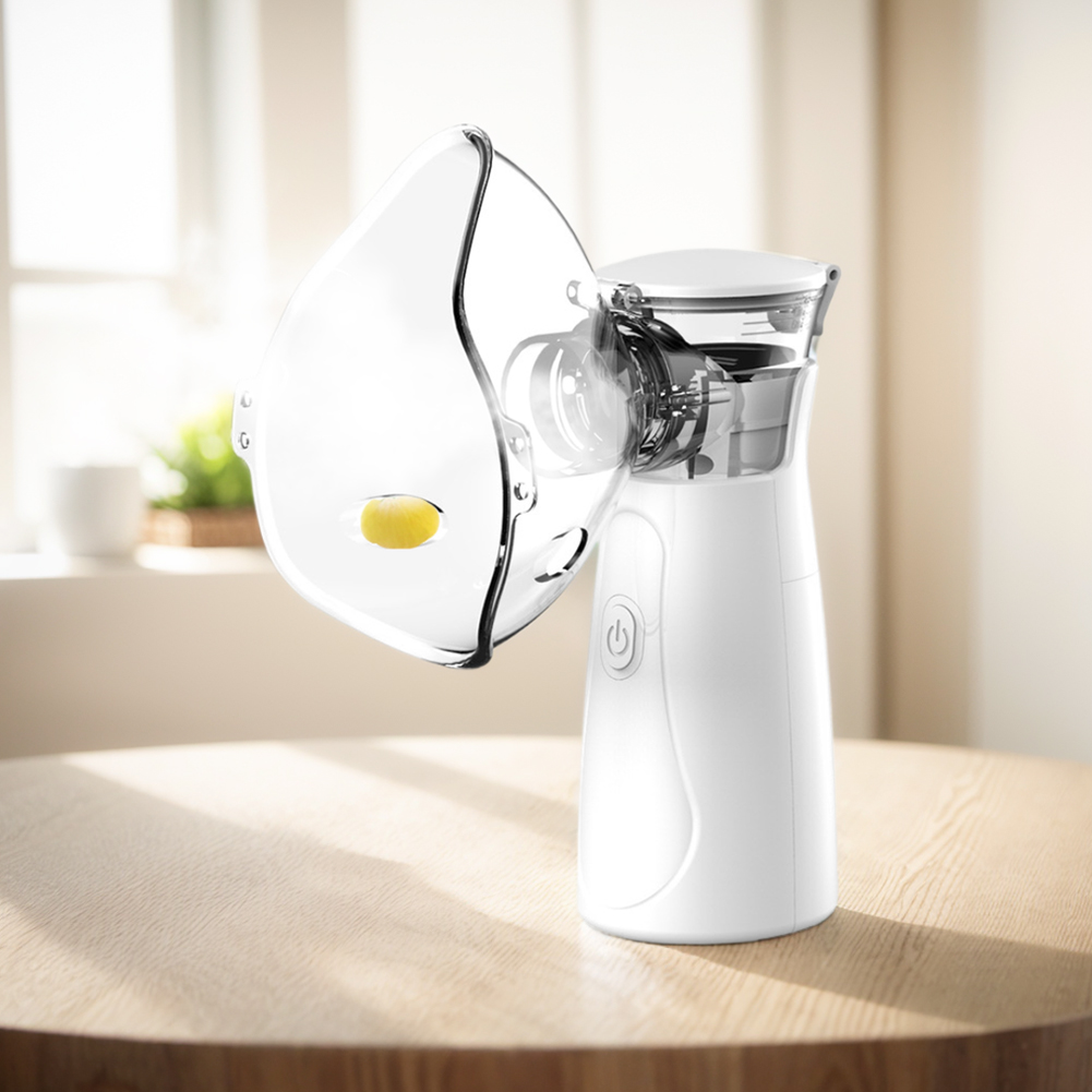 Portable Family Mesh Nebulizer Inhaler Low Noise Mini Silent Steam ...