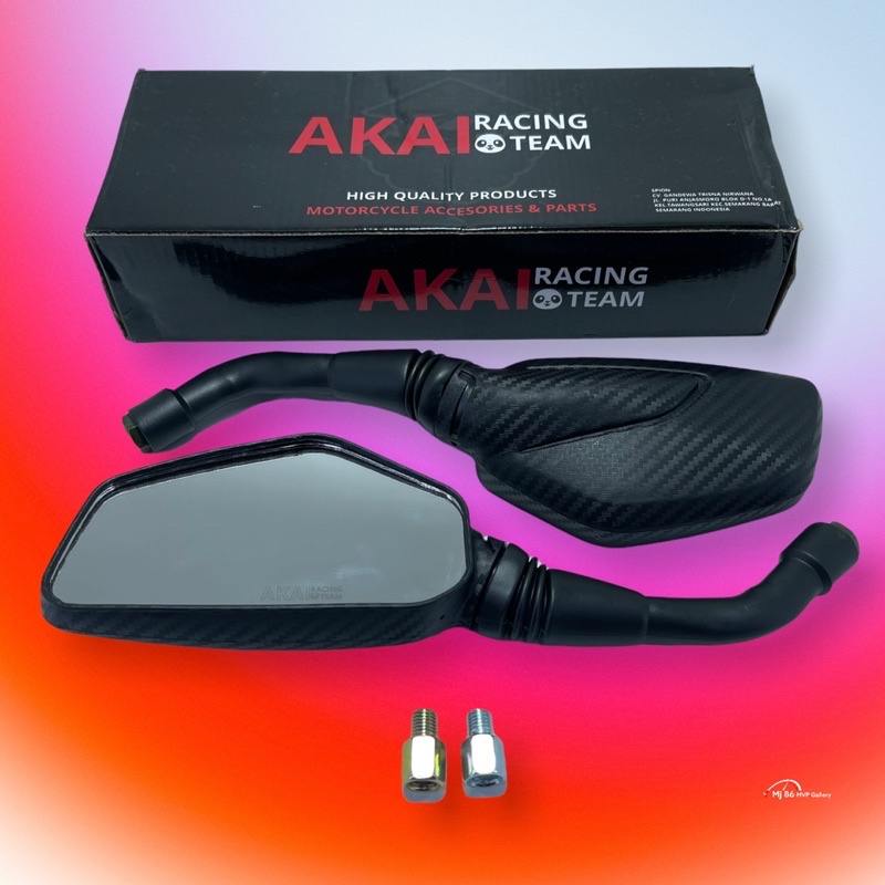 Spion Model Pulsar Merk Akai Racing Motif Karbon Motor Honda Dan Yamaha ...