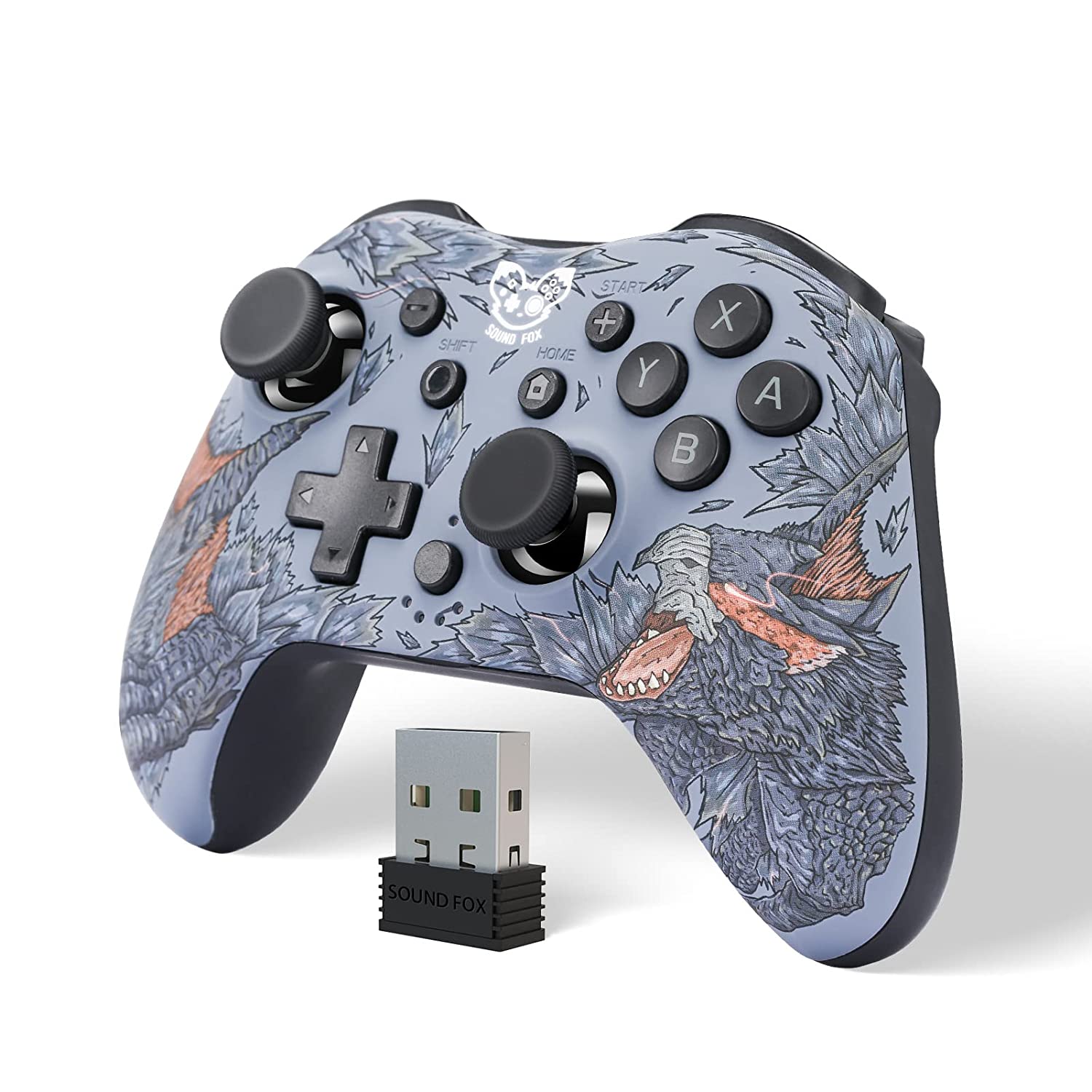 SoundFox Monster Hunter Edition Small Sized Multi Platform Controller ...