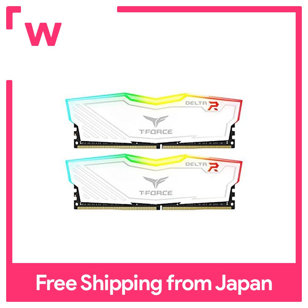 Team RGB WHITE (8 light emitting LED models) DDR4 3600Mhz (PC4-28800 ...