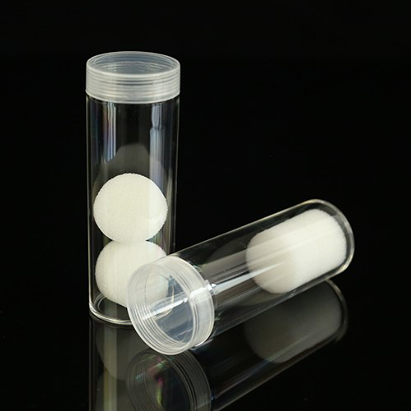 New 19-32mm Clear Plastic Roll Coins Storage Tube Protective Tube ...