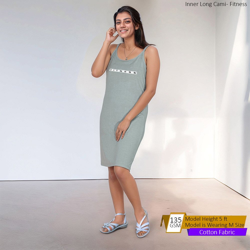 Inner Long Cami - Fitness Women Female Girl Lady Stylish Casual Loose ...