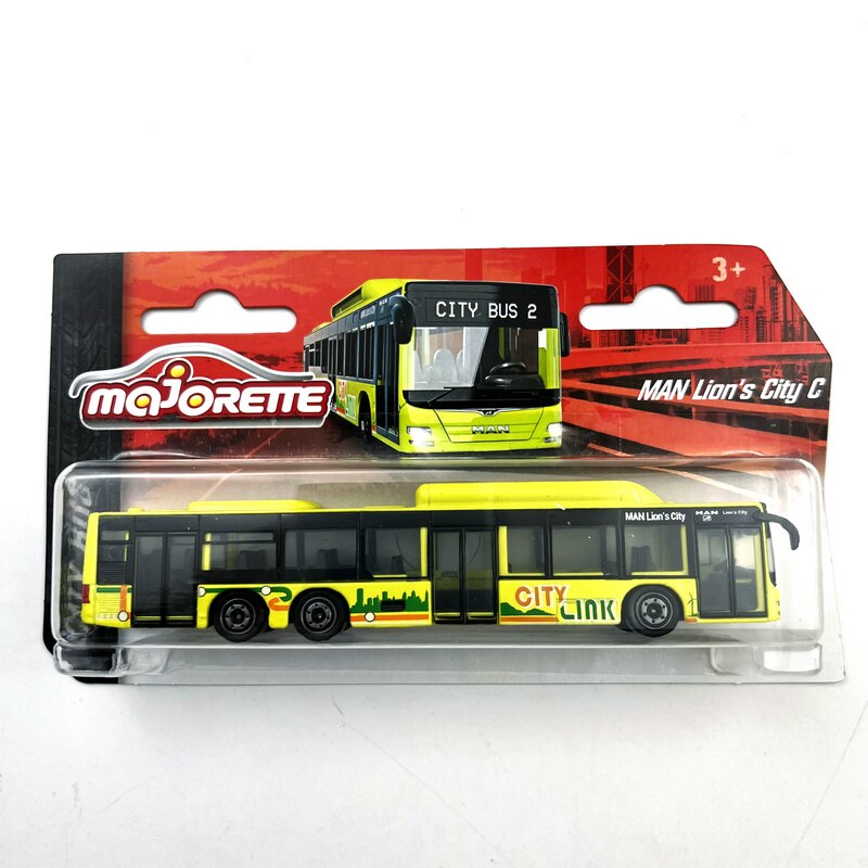 Majorette CITY BUS MAN LION's CITY C 1/64 Die-Cast Model Collection Toy ...