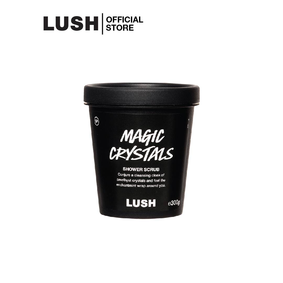 LUSH สครับ สบู่สครับ สบู่อาบน้ำ สำหรับ ขัดผิว MAGIC CRYSTAL BODY SCRUB ...