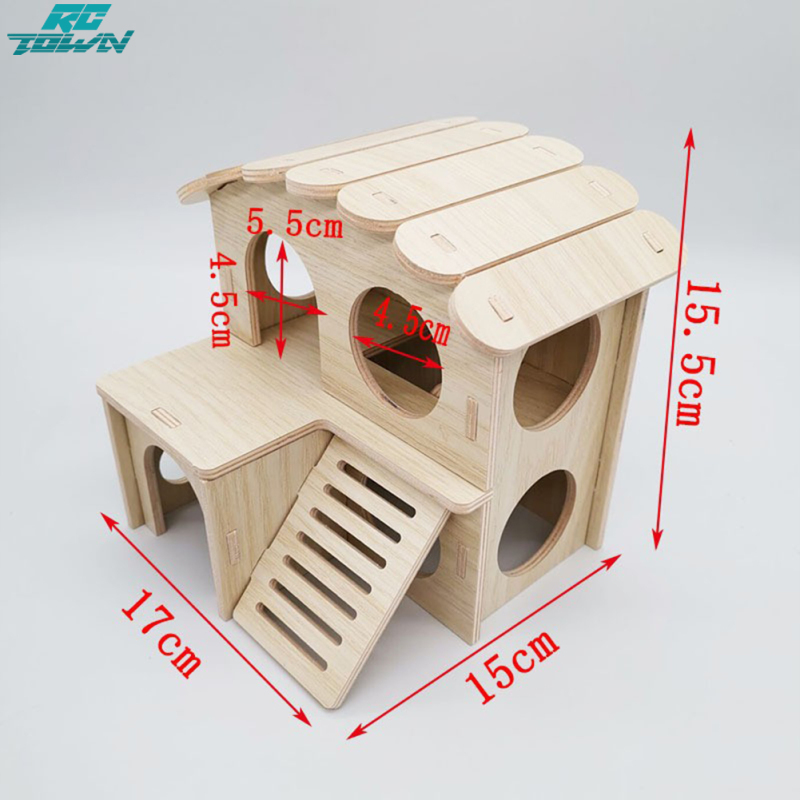 Hamster Hideout, Hamster House With Simulate Fences And Windows ...