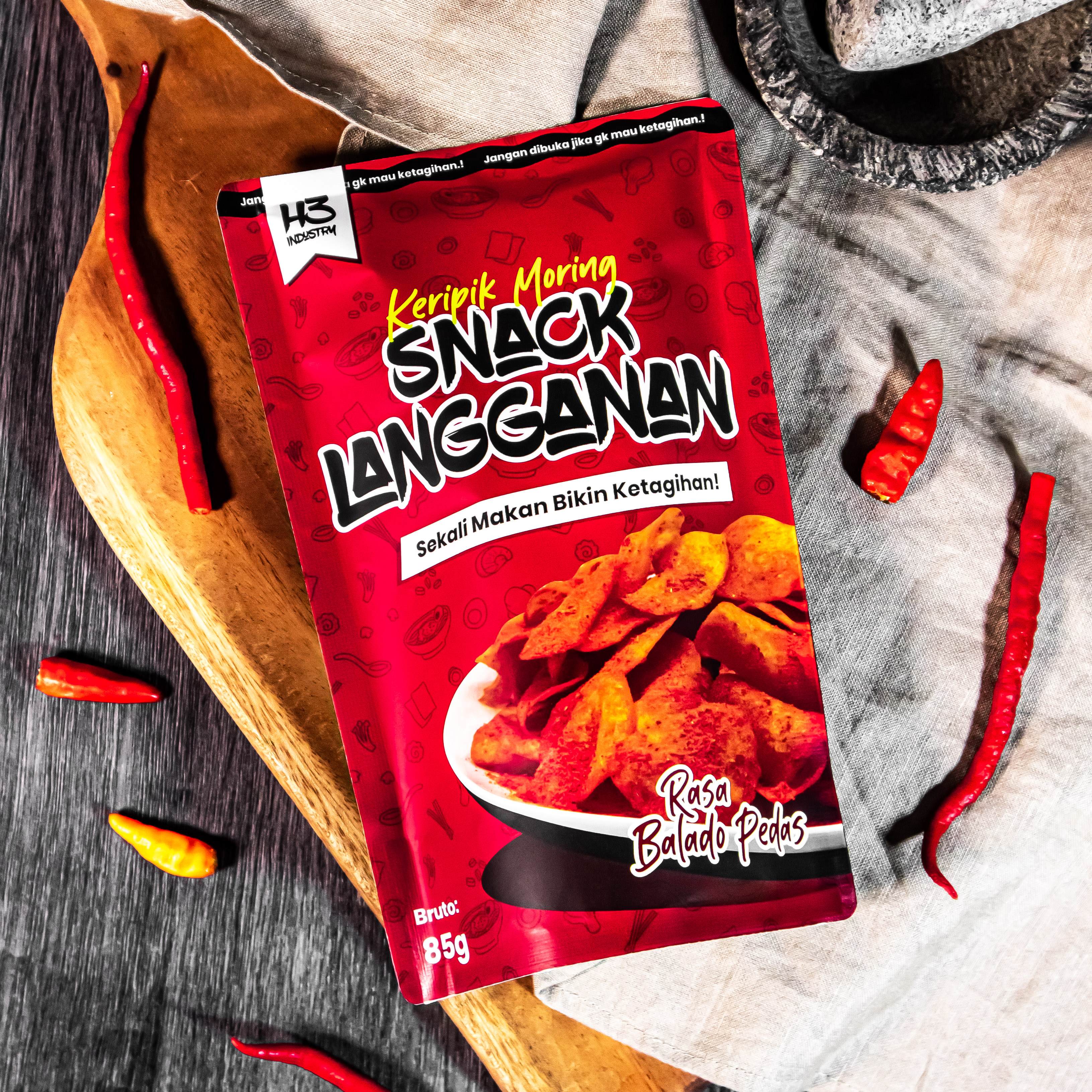 keripik kripik moring ( cimol kering ) dari snack langganan rasa baldo ...