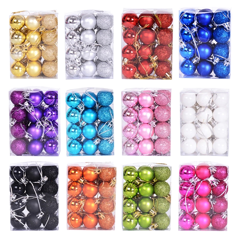 24pcs Christmas Ball Christmas Products Ornaments Christmas Ornaments ...