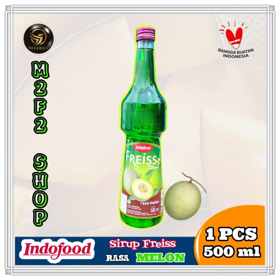 Sirop / Sirup Manis Indofood FREISS | Rasa Melon - 500 ml (Kemasan ...