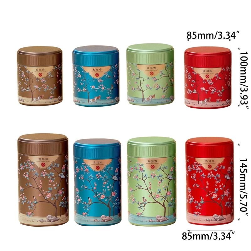 Convenient Tea Storage Container For Home Metal Candy Cans Vintage Tea ...