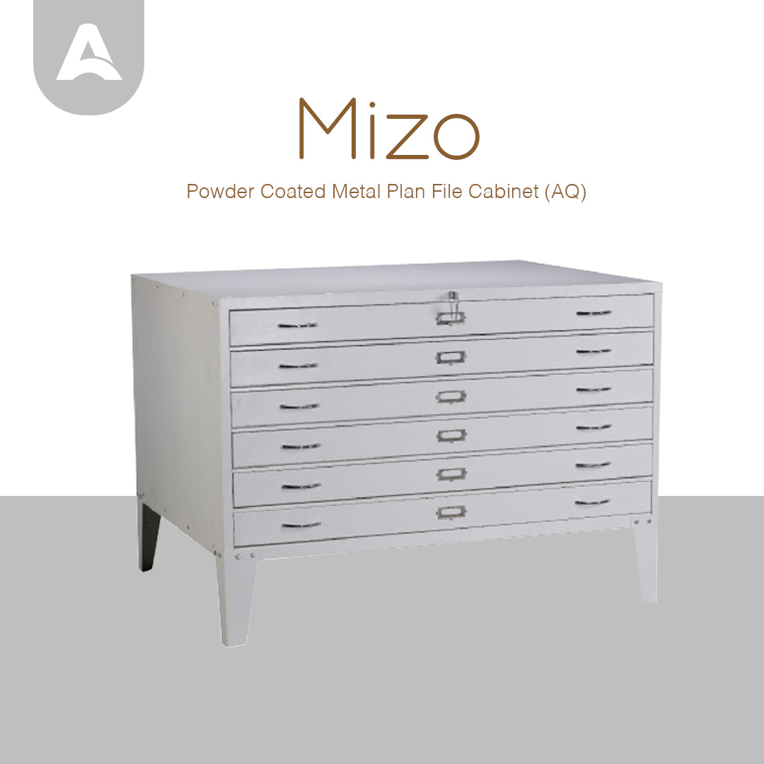 Arturo - Mizo Powder Coated Metal Plan File Cabinet | Lazada