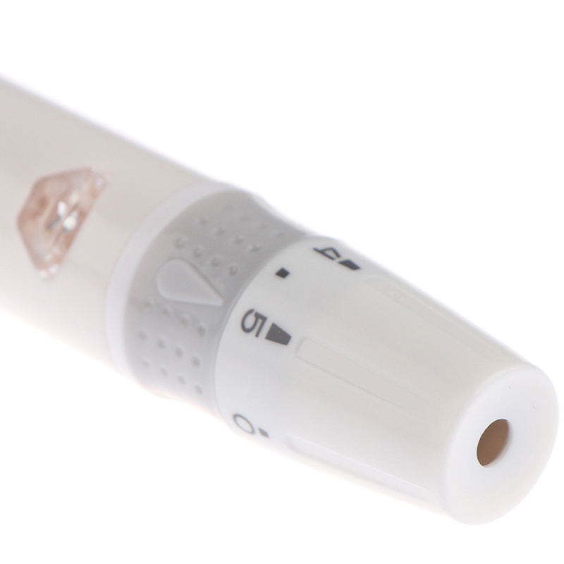 Lancet Pen Lancing Device Diabetics 5 Adjustable Depth Blood Sampling ...