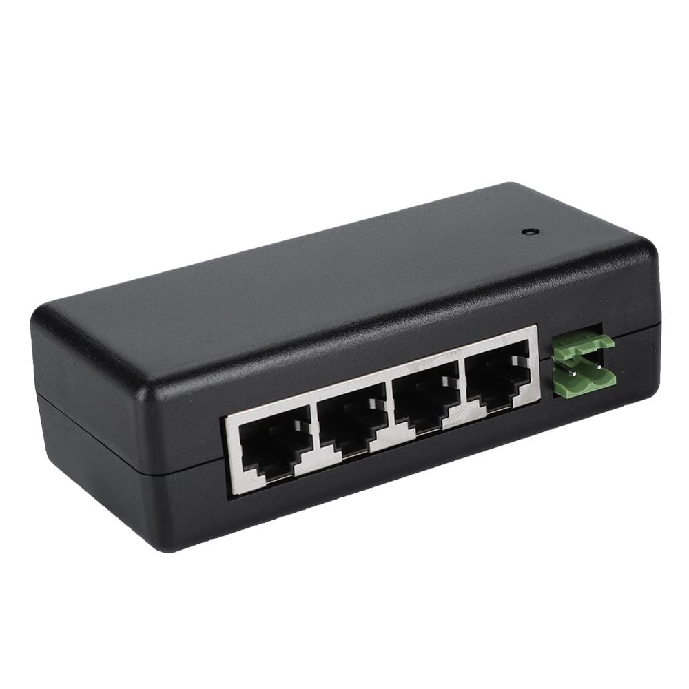 【SkinHorizon】DC12V-48V 4 Port PoE Power Adapter PoE Ethernet Power ...