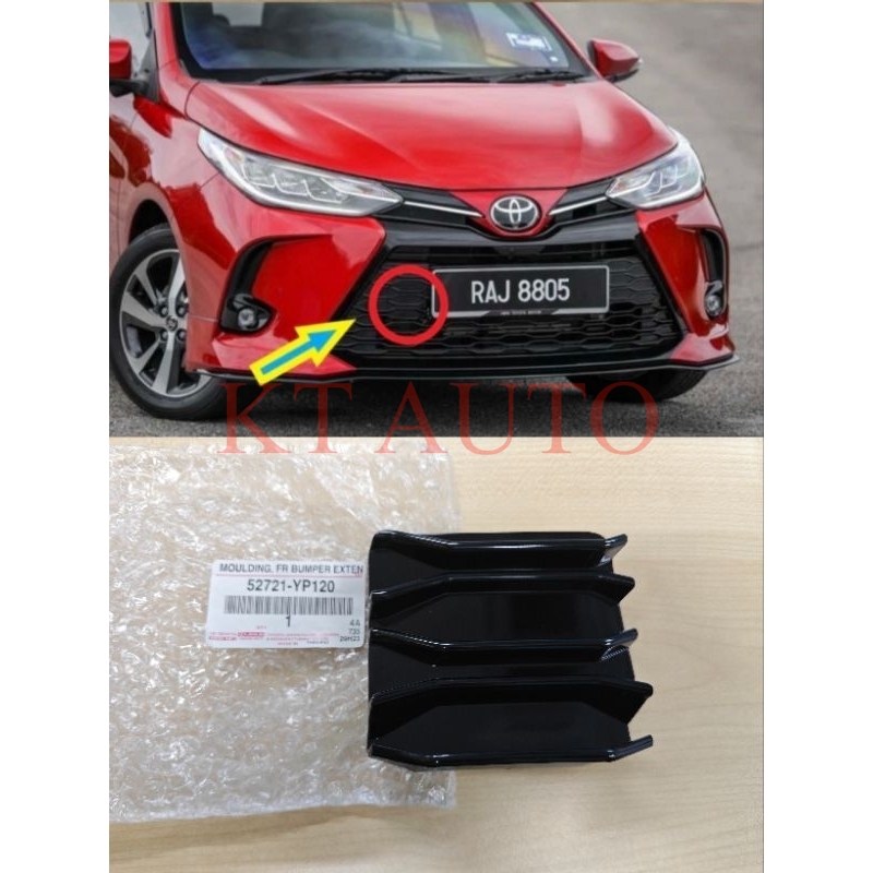 *Original Toyota Nsp151 Vios, Yaris 2021 Front/ Depan Bumper Towing ...