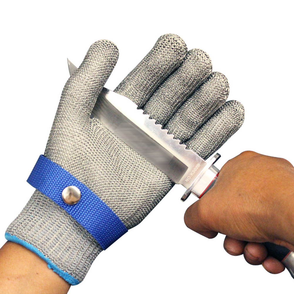 Stainless Steel Cut Resistant Wire Metal Mesh Butcher Safety Work ...