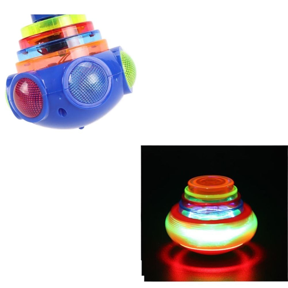 Plastic Classic Ejection Electric Gyroscope With Launcher LED Lights ...