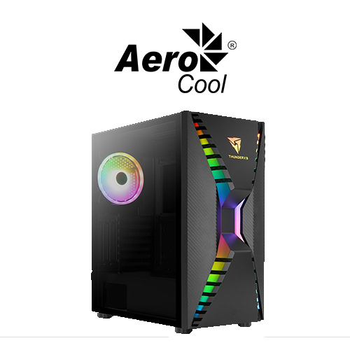 Aerocool CRONUS-G-BK-V1 PC Case - Mid Tower / ARGB / Tempered Glass ...