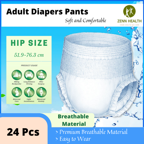 (READY STOCK) Unisex Adult Diapers Pants Soft and Comfortable | Lazada