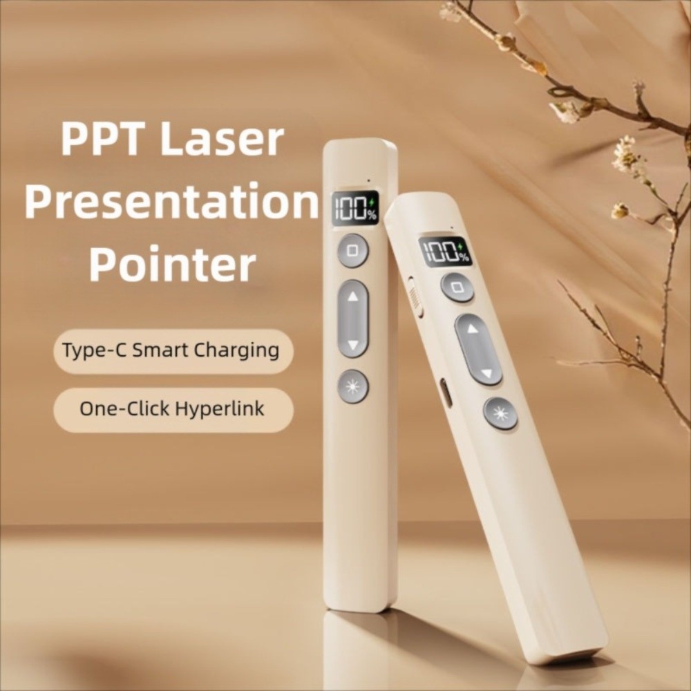 Durable 2.4GHz Laser Pointer Clicker Meeting Remote Presentation Laser ...