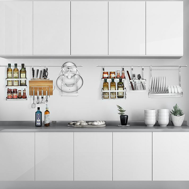 HIGOLD Kitchen Storage Rack 304 Stainless Steel Freely Combinable ...