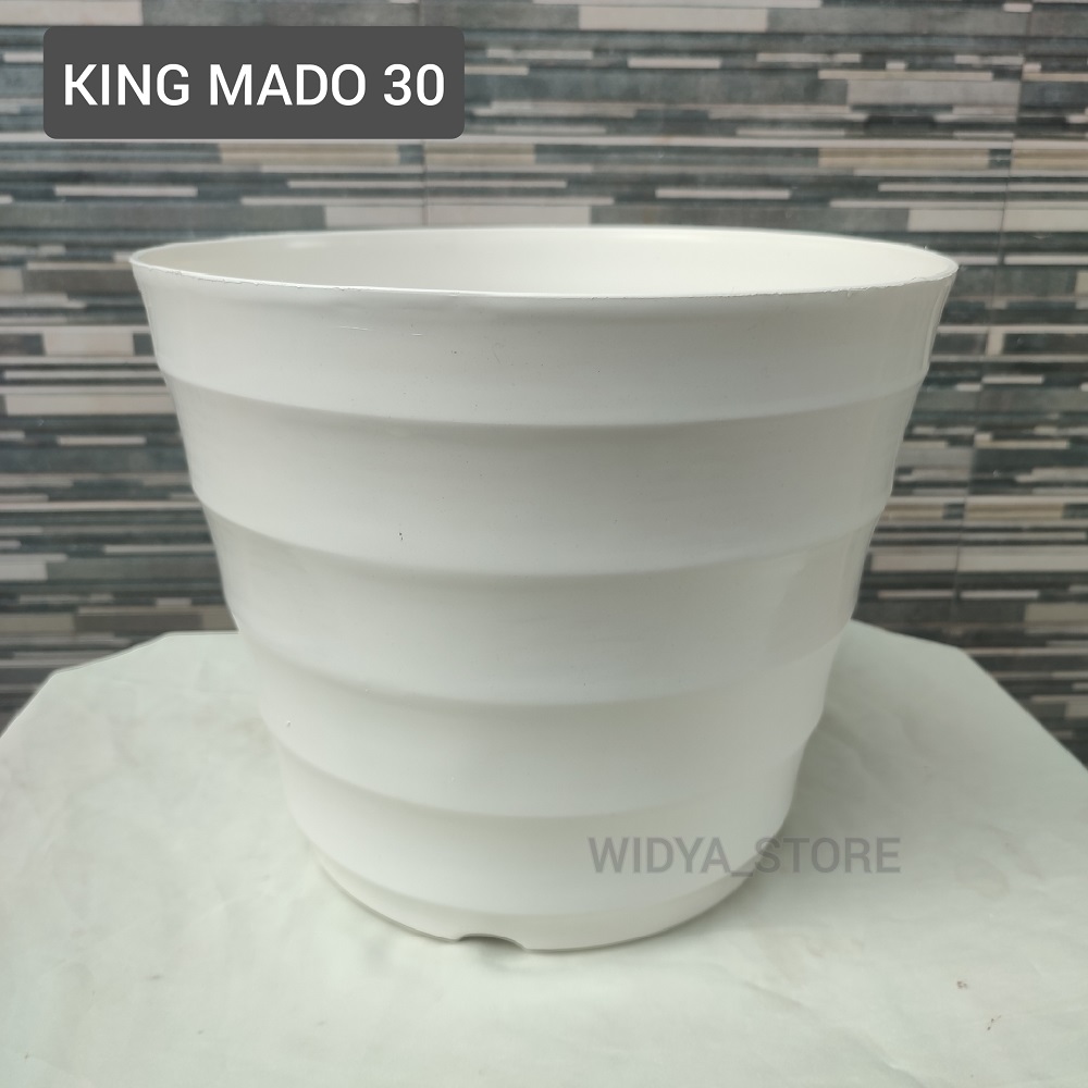 Pot JUMBO ukuran 30 cm KING MADO Pot Besar Pot Bunga Murah Pot tanaman ...