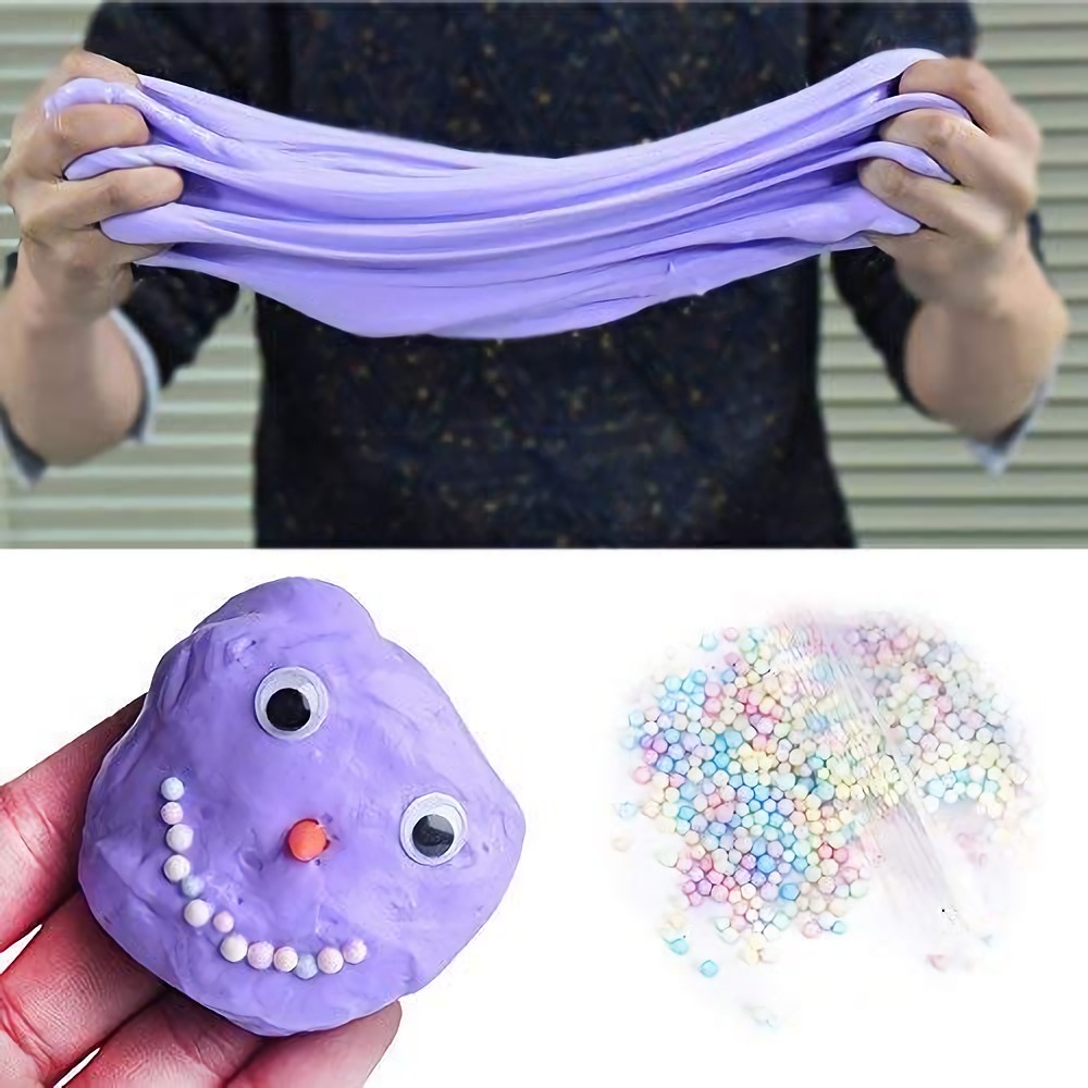 【GlobalTrendz】Clay for Slime Fluffy Foam Air Dry Plasticine Soft all ...